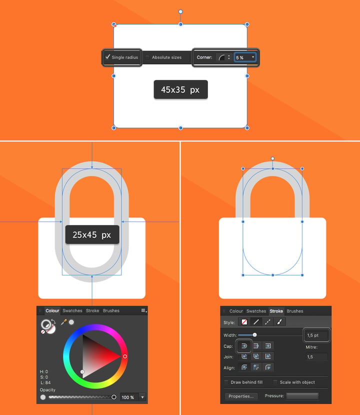 How to Create an Internet Security Flat Illustration in Affinity ...