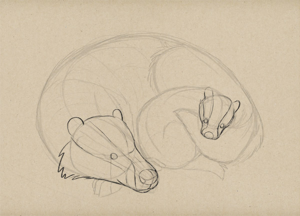 Draw a Cute Badger Scene Step by Step | Envato Tuts+