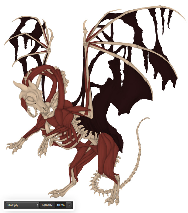 Create Zombie Dragon Concept Art: Painting in Adobe Photoshop | Envato ...