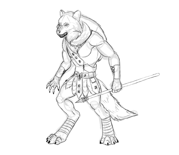 Design and Draw a Model Sheet of a Werewolf Warrior | Envato Tuts+