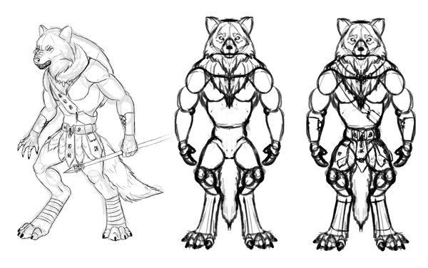 Design and Draw a Model Sheet of a Werewolf Warrior | Envato Tuts+