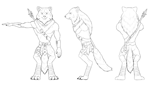 Design and Draw a Model Sheet of a Werewolf Warrior | Envato Tuts+