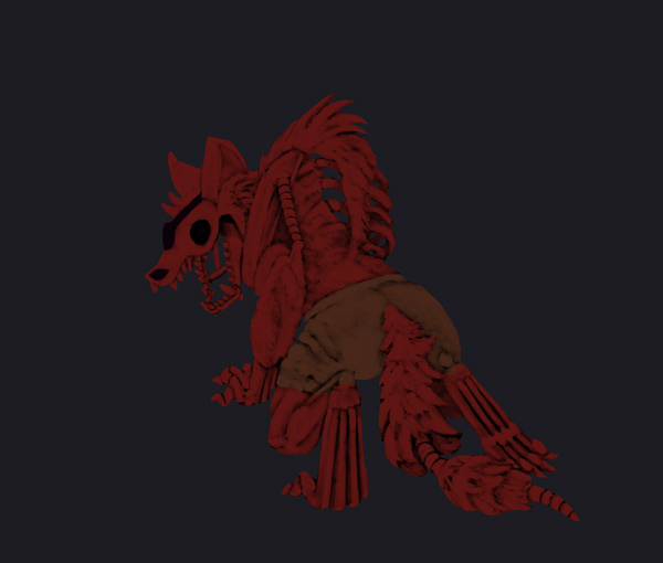Paint Foxy From the Five Nights at Freddy's Series in Adobe Photoshop ...