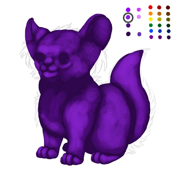 How to Create a Furry, Purple Spirit Day Mascot in Adobe Photoshop ...