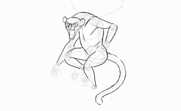 Fly, My Pretty! How to Draw a Winged Monkey Step by Step | Envato Tuts+