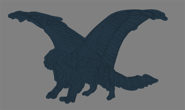 Sculpt Your Idea: How to Quickly Paint a Snow Griffin in Adobe ...