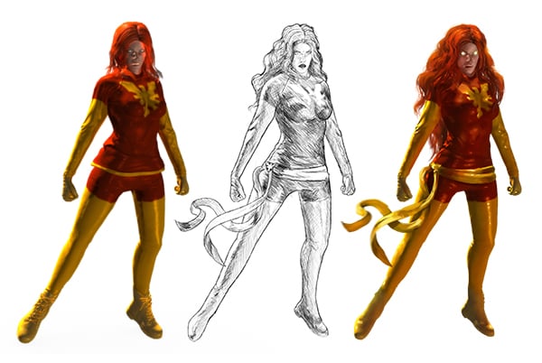 How to Use Adobe Fuse to Create a Superhero Reference | Envato Tuts+