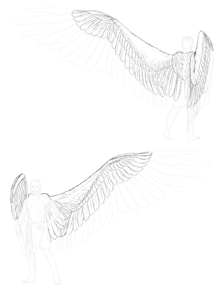 Cómo Dibujar Alas de Ángel