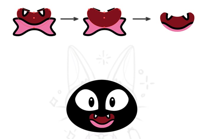 How to draw Jiji the cat (Kiki's Delivery Service) in Illustrator ...