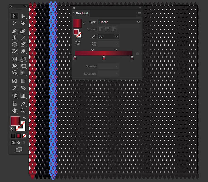 How to Weave a Bedouin Sadu Fabric Pattern Using Adobe Illustrator ...