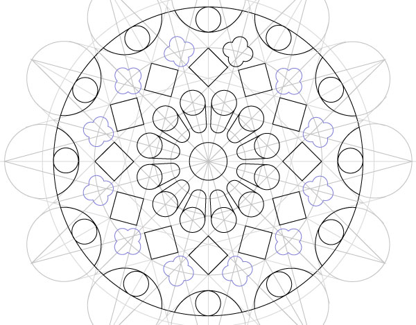 Geometric Design: The North Rose Window in Chartres | Envato Tuts+