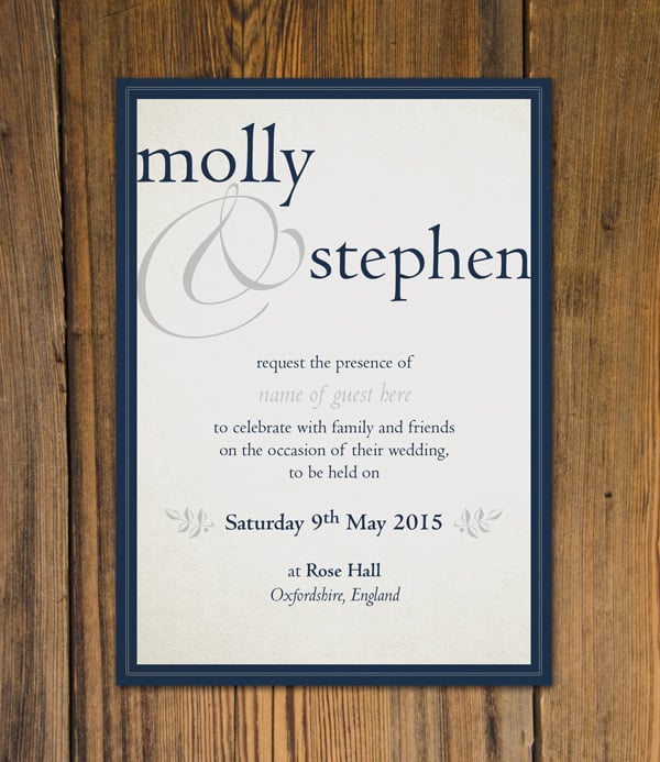Create Beautiful Wedding Invitations Using Adobe InDesign and Typekit ...