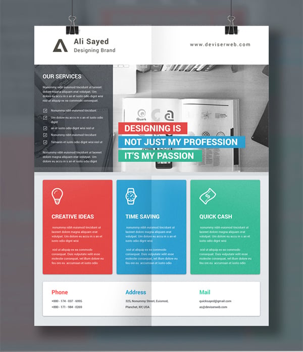 10 Tip Desain untuk Membuat Flyer Bisnis Profesional | Envato Tuts+