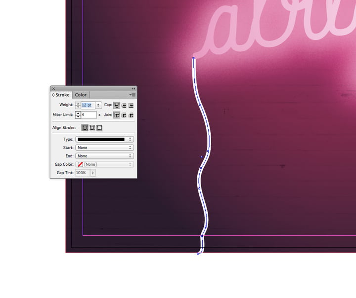 How to Create an ‘Everything Will Be Alright’ Neon Poster in Adobe InDesign