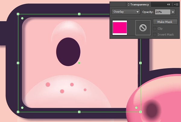 How to Make a Cute Pig Face Icon With Simple Gradient Mesh in Adobe ...
