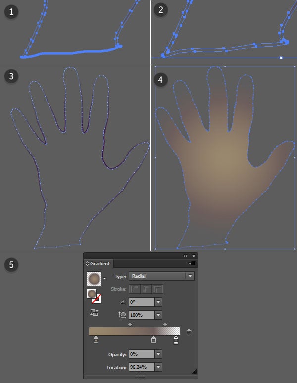 How to Create a Modern Hand Turkey in Adobe Illustrator | Envato Tuts+
