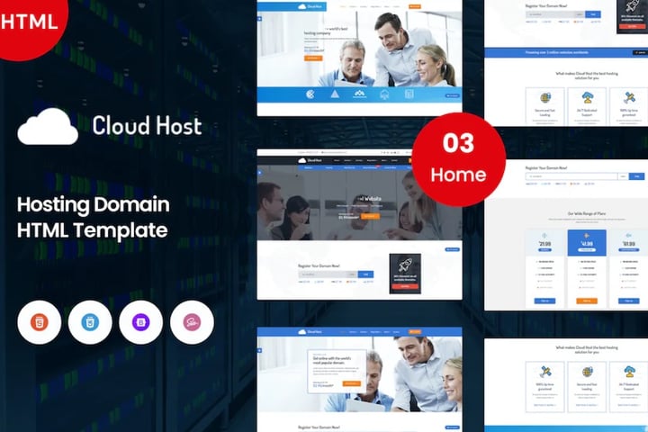 15+ Best Hosting HTML Website Templates | Envato Tuts+