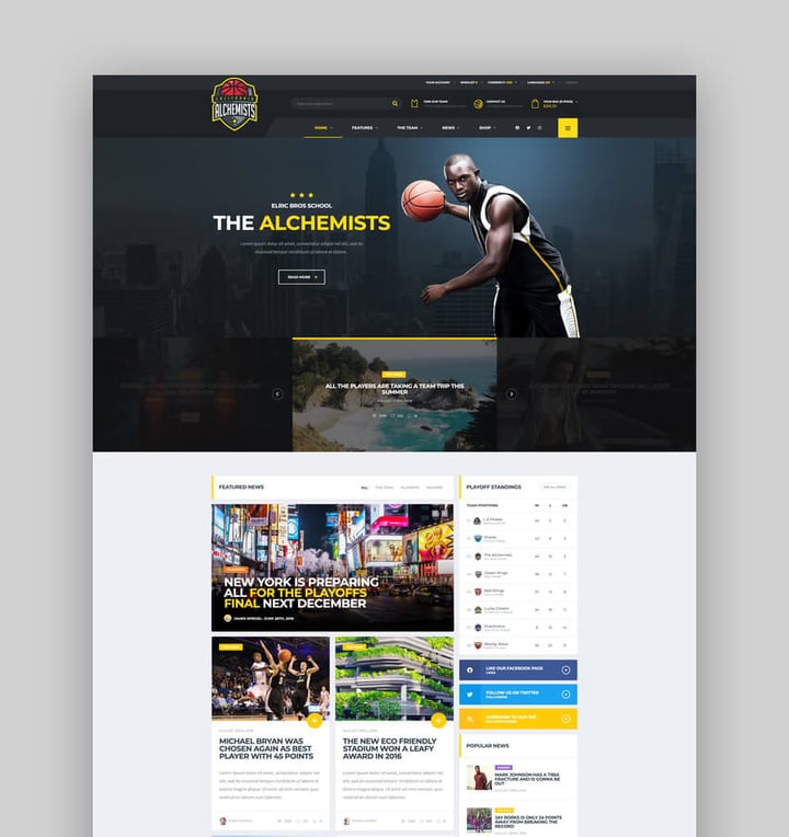25+ Awesome & Fun Gaming Website Templates HTML5 (Free & Premium ...