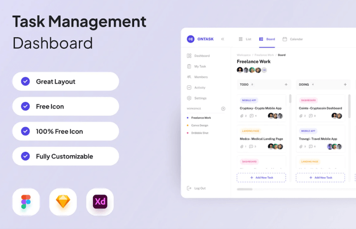 20+ Best Dashboard UI Kits for Figma 2025 | Envato Tuts+