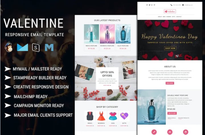 14 Valentine’s Day Web Templates You Should Use | Envato Tuts+