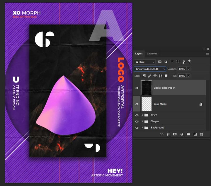 How to Create a Folded Paper Texture in Photoshop (from Scratch ...