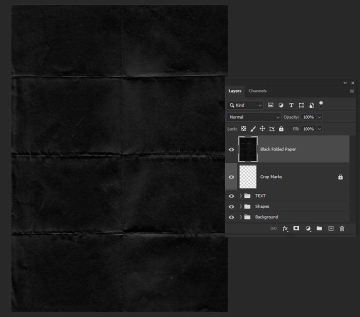How to Create a Folded Paper Texture in Photoshop (from Scratch ...
