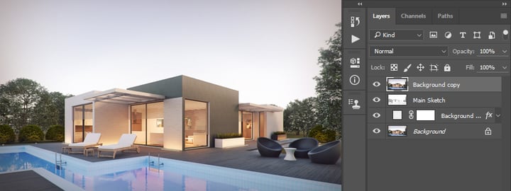 How to Create an Architecture Sketch Effect in Adobe Photoshop | Envato ...