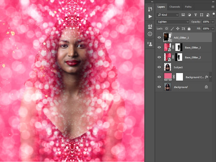 How to Create a Glitter Effect Photoshop Action