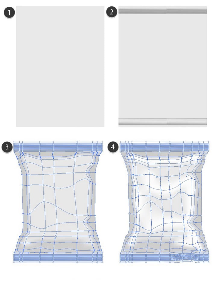 How to Draw a Set of Various Polypropylene and Plastic Packages in ...
