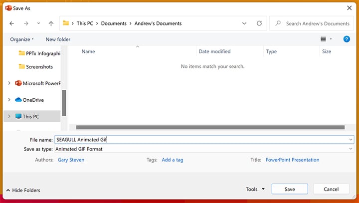 How to Make a PowerPoint Animated GIF From a PowerPoint Slide | Envato ...