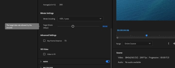 How to Change Video & Audio Bitrates in Premiere Pro for Best Export ...