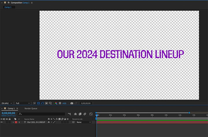 How to quickly create a transparent background in After Effects ...