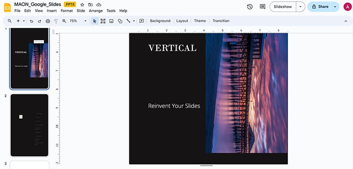 How to Make Google Slides Vertical | Envato Tuts+