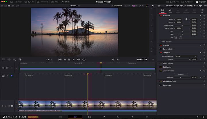 How to correct lens distortion in DaVinci Resolve Studio | Envato Tuts+