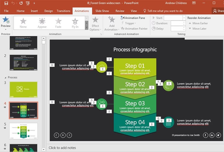 Cara Membuat Animasi Presentasi PowerPoint dengan Template | Envato Tuts+