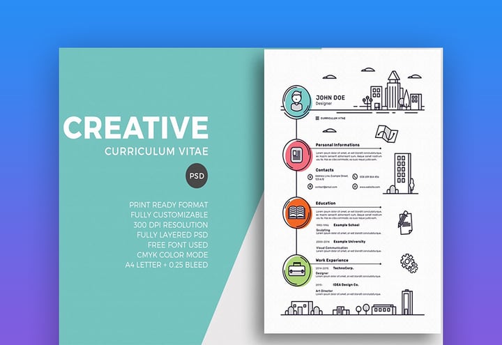 Free Creative Resume Templates (Word & PSD Downloads 2021) | Envato Tuts+