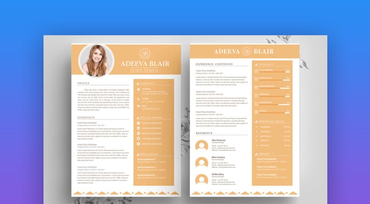 27+ top plantillas modernas para CV (nuevos estilos de 2022) | Envato Tuts+