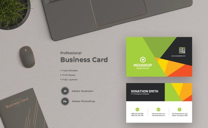 25+ Best Free Business Visiting Card Template Designs To Download for ...