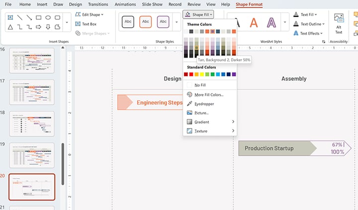 How to Create a Swimlane Diagram in PowerPoint | Envato Tuts+