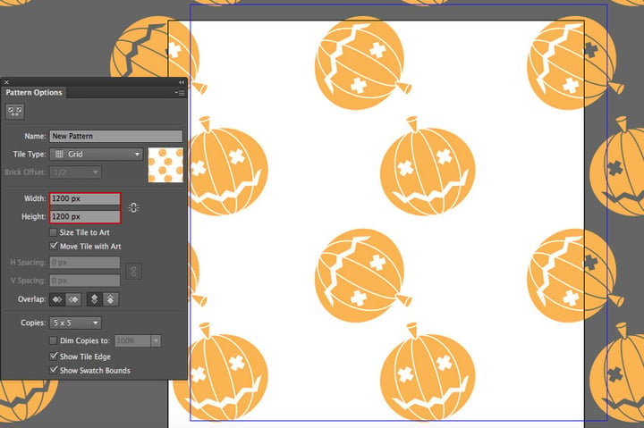 How to Create a Seamless Halloween Pumpkin Pattern in Adobe Illustrator ...