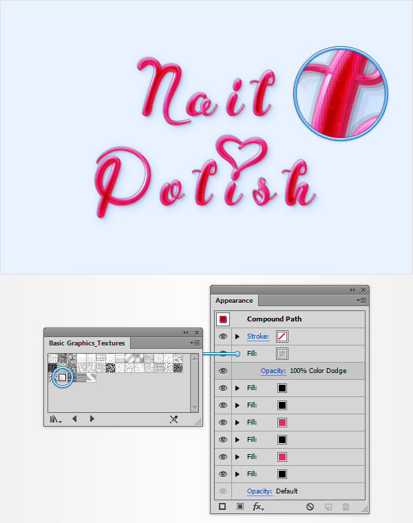 Create a Fabulous Nail Polish Text Effect in Adobe Illustrator | Envato ...