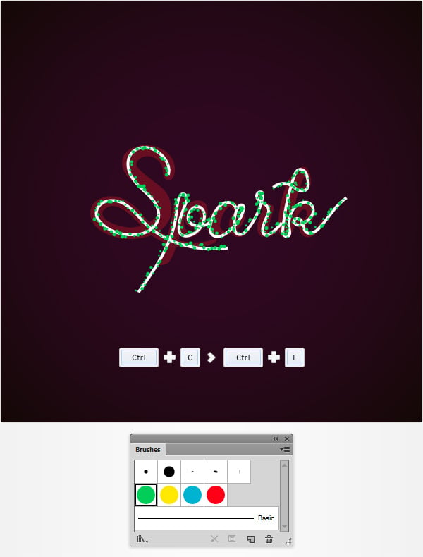 How to Create a Colorful, Sparkly Text Effect in Adobe Illustrator ...