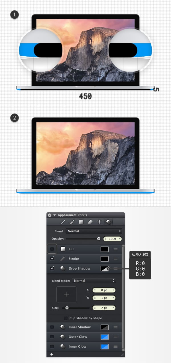 How to Create a Detailed MacBook Illustration in iDraw | Envato Tuts+