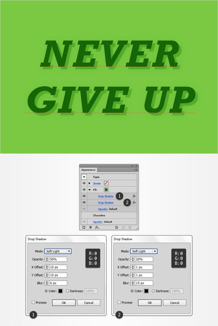 How to Create a Simple, Editable Text Effect in Adobe Illustrator ...