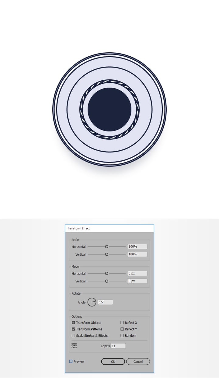 How to Create a Wind Rose Compass Symbol Illustration in Adobe ...