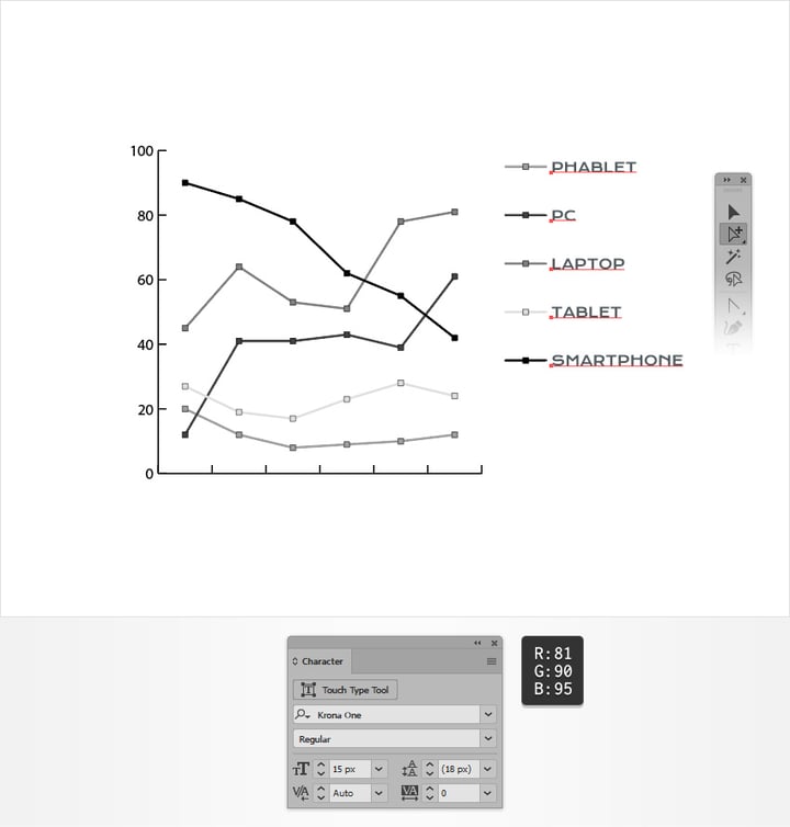 How to Create an Editable Line Chart in Adobe Illustrator | Envato Tuts+