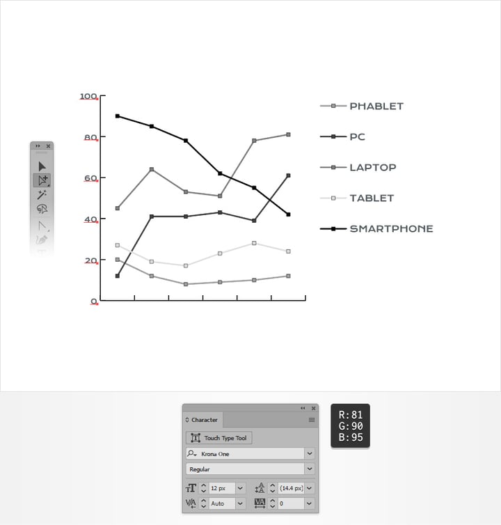 How to Create an Editable Line Chart in Adobe Illustrator | Envato Tuts+