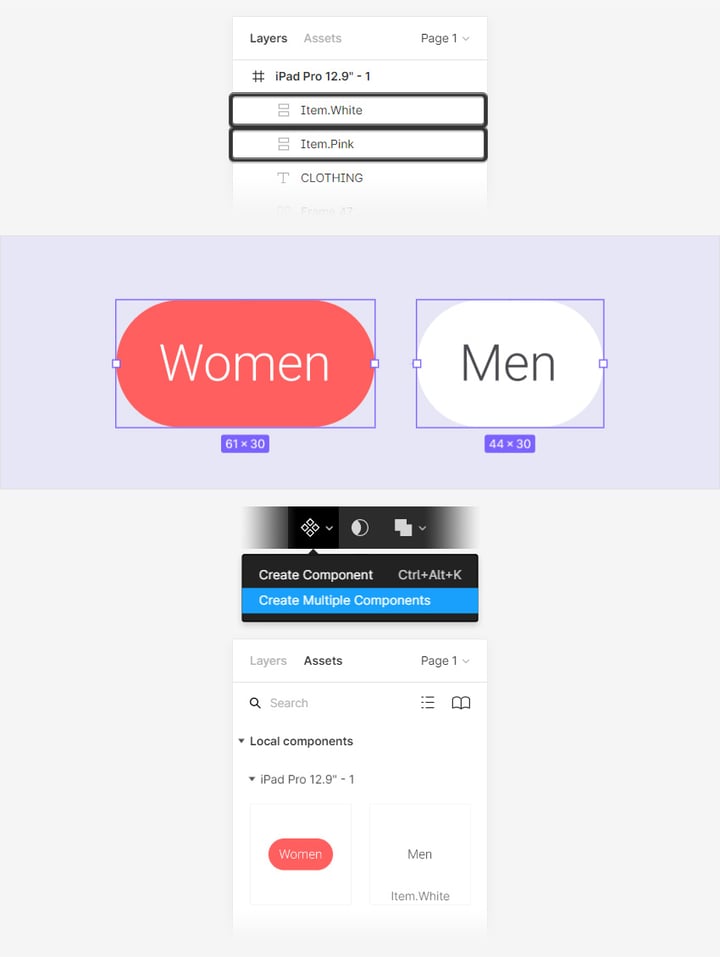 How to Work with Auto Layouts, Components, and Dynamic Content in Figma ...