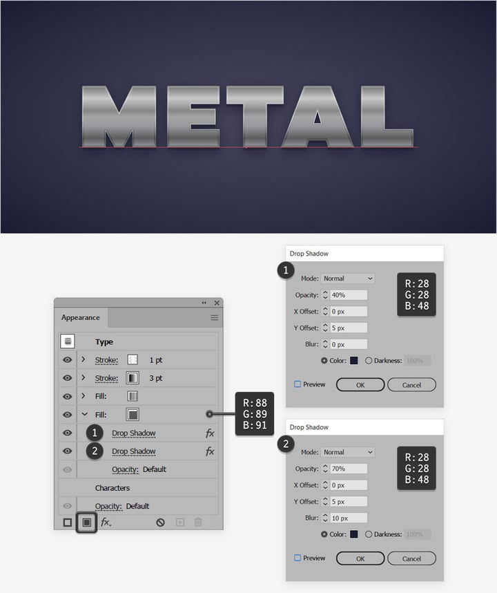 How to Make a Metallic Effect in Illustrator | Envato Tuts+