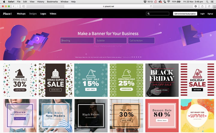 20+ Online Ad Banner (Maker) Template Designs to Customise Now | Envato ...